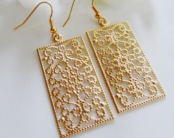Filigree Rectangle - Etsy
