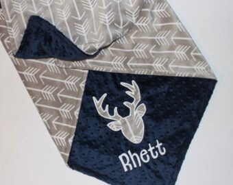 Gray Deer Head | Etsy