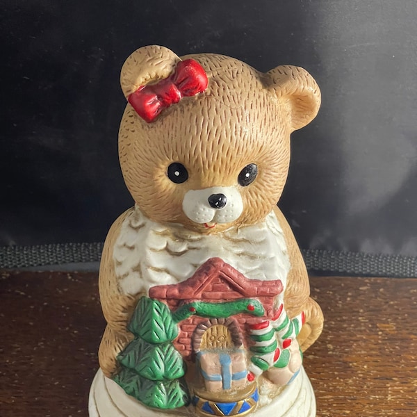 Wind up Musical Bear - Etsy