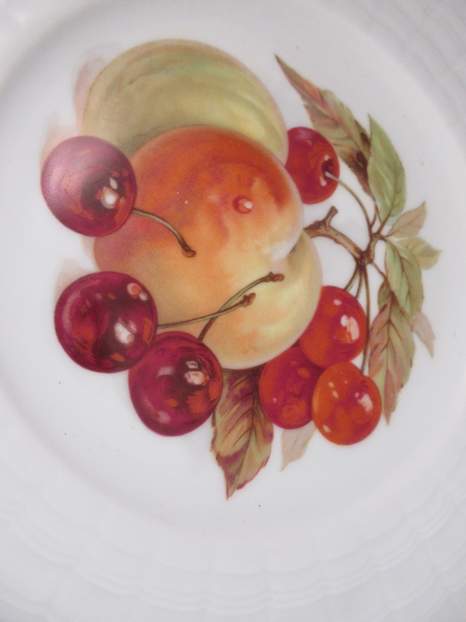 Fruit Motif China Luncheon/salad Plates Set of Three From ...