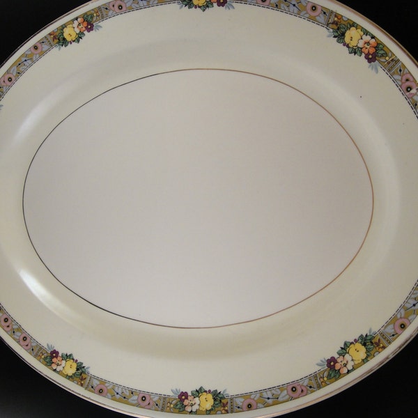 Edwin M Knowles Platter - Etsy