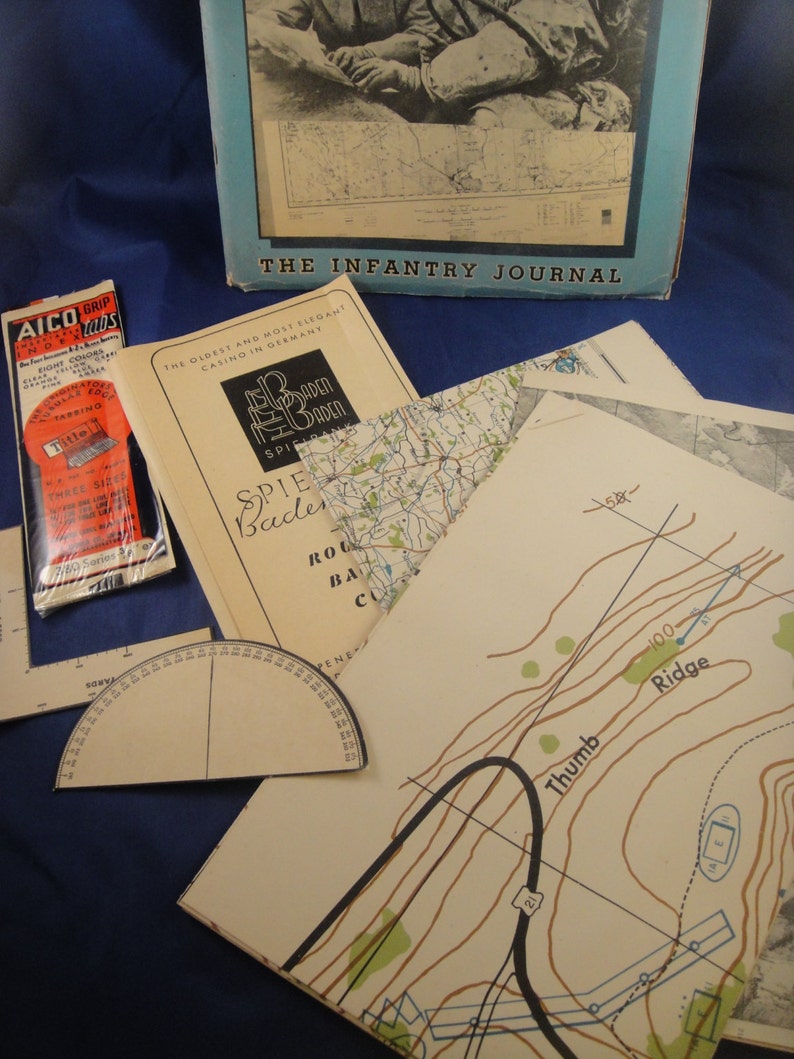 Map Reading for the Soldier the Infantry Journal 1944 - Etsy