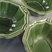 Green Ceramic Bowl Swirl Tab Handle Soup or Small Serving - Etsy