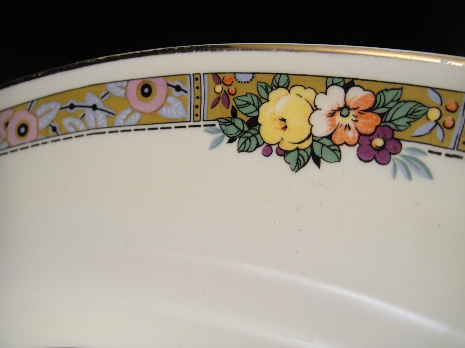 Edwin M Knowles China May Glo Pattern Hostess Shape 1938 - Etsy