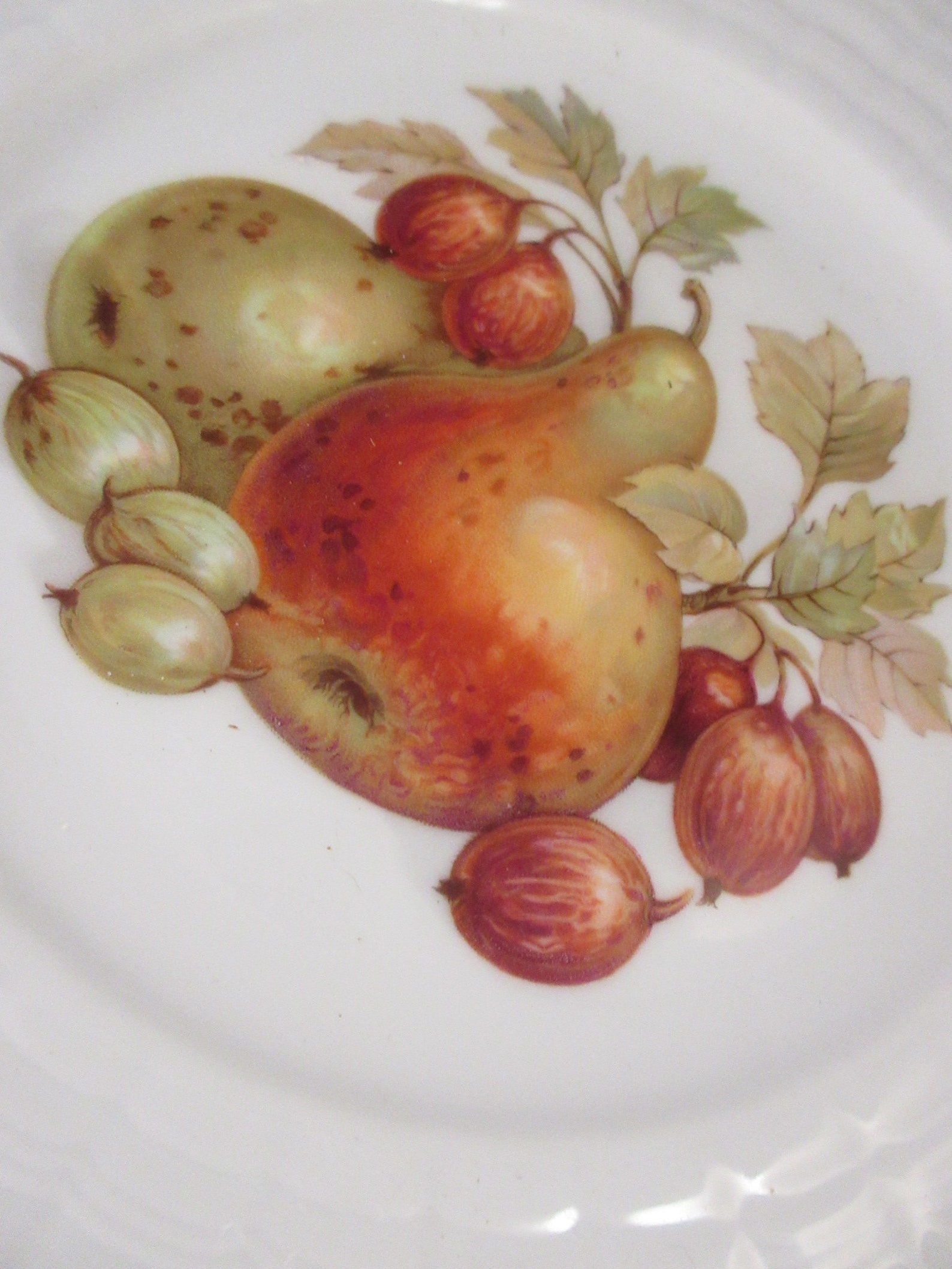 Fruit Motif China Luncheon/salad Plates Set of Three From | Etsy