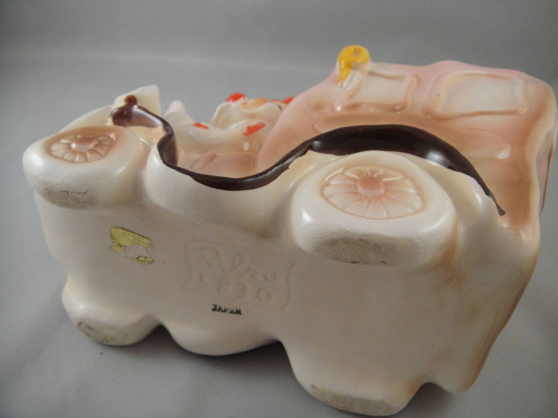 Clown Ceramic Car Planter Relpo 5830 - Etsy