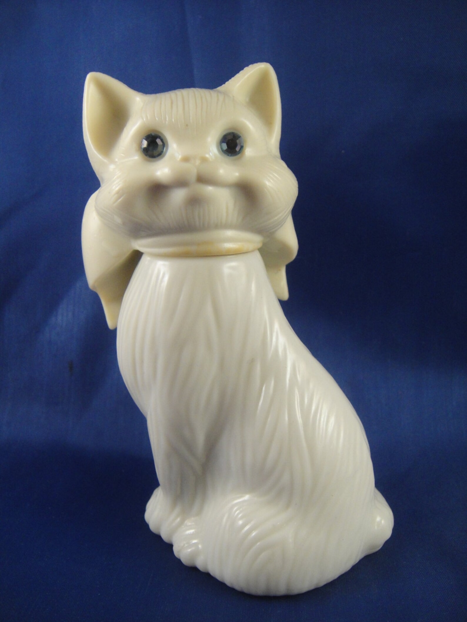 Vintage Avon Blue Eyes Cat Shaped Perfume Decanter | Etsy