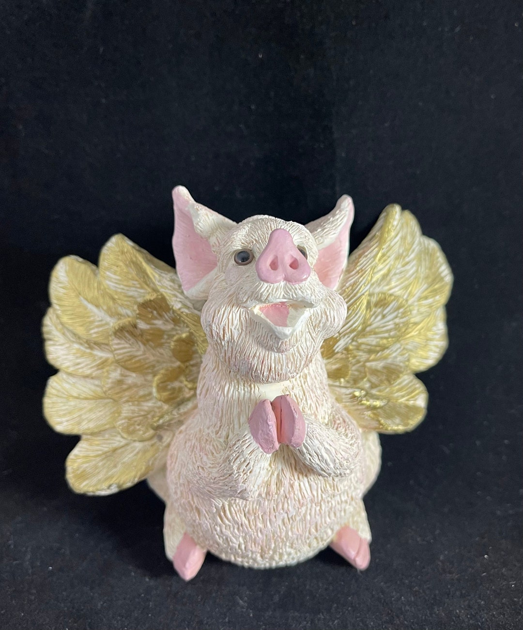 Pig With Wings Praying Pig Pete Apsit When Pigs Fly Resin - Etsy