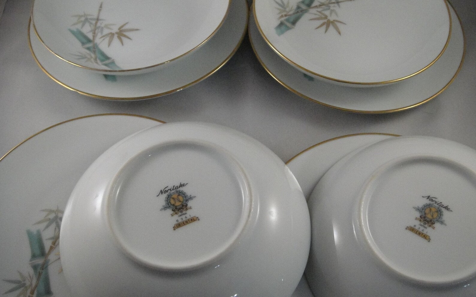 Noritake Oriental Pattern 4 Bread and Butter Plates 4 Berry | Etsy