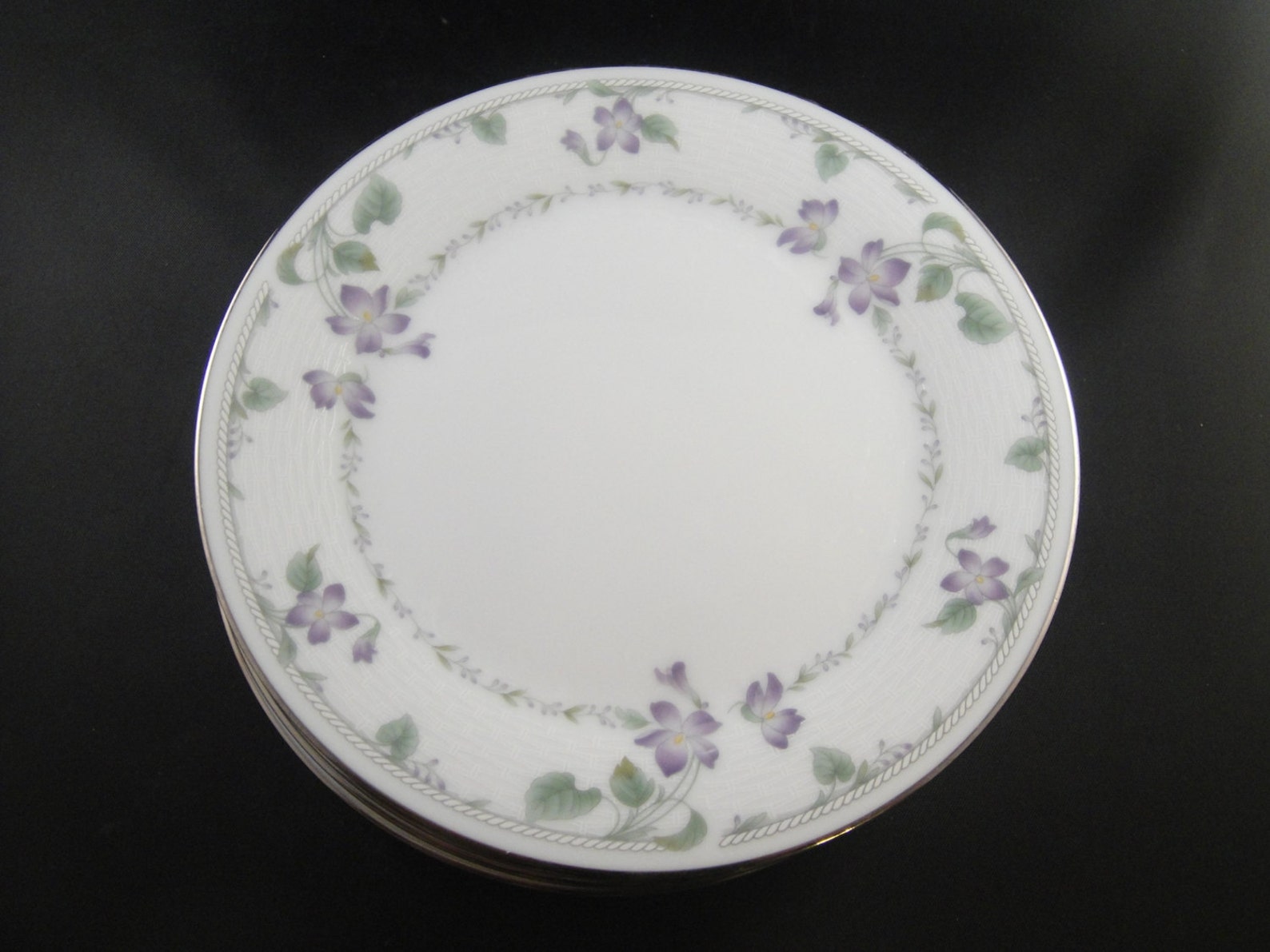 Noritake China Morning Poem Pattern Bread and Butter Plates - Etsy