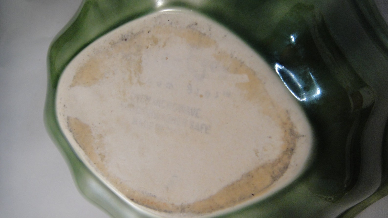 Green Ceramic Bowl Swirl Tab Handle Soup or Small Serving | Etsy