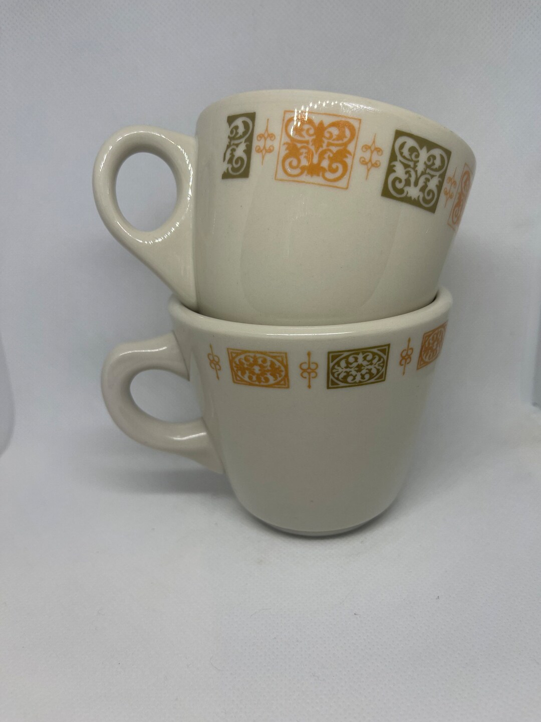 Restaurant Ware Cups Different Makers Similar Patterns Sterling and ...