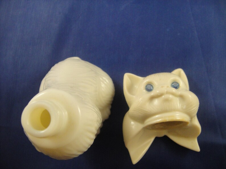 Vintage Avon Blue Eyes Cat Shaped Perfume Decanter | Etsy