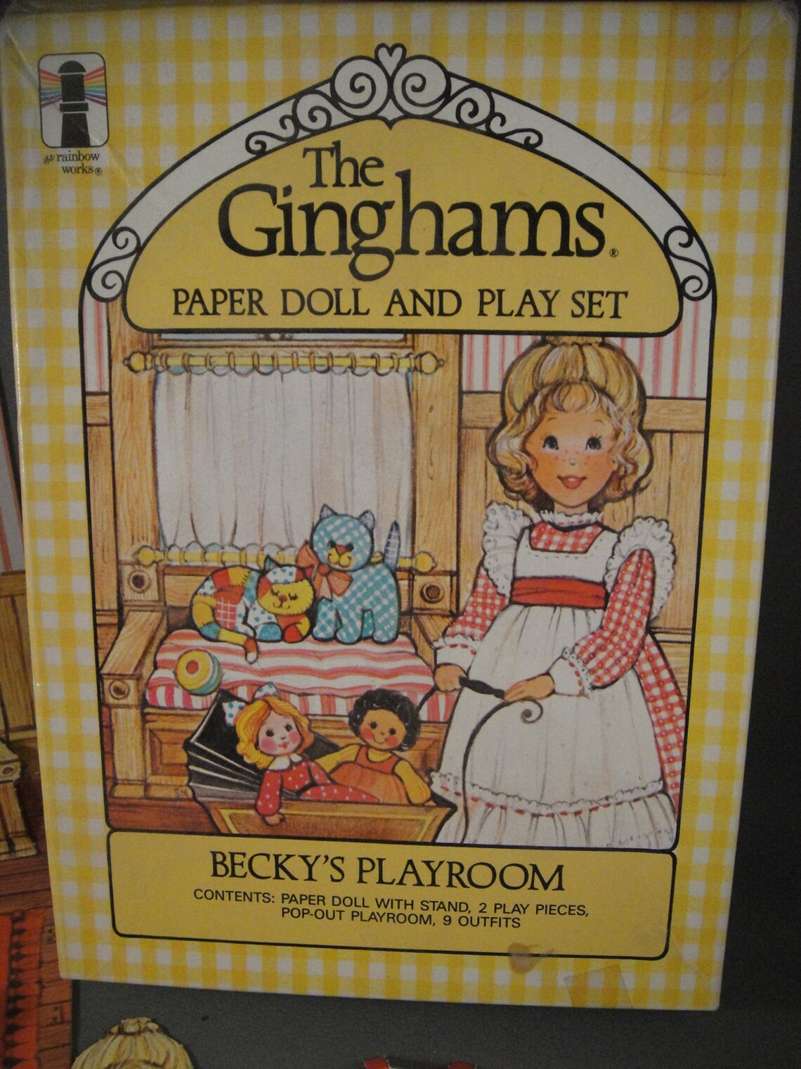 The Ginghams Paper Doll Set Becky's Playroom 1976 | Etsy