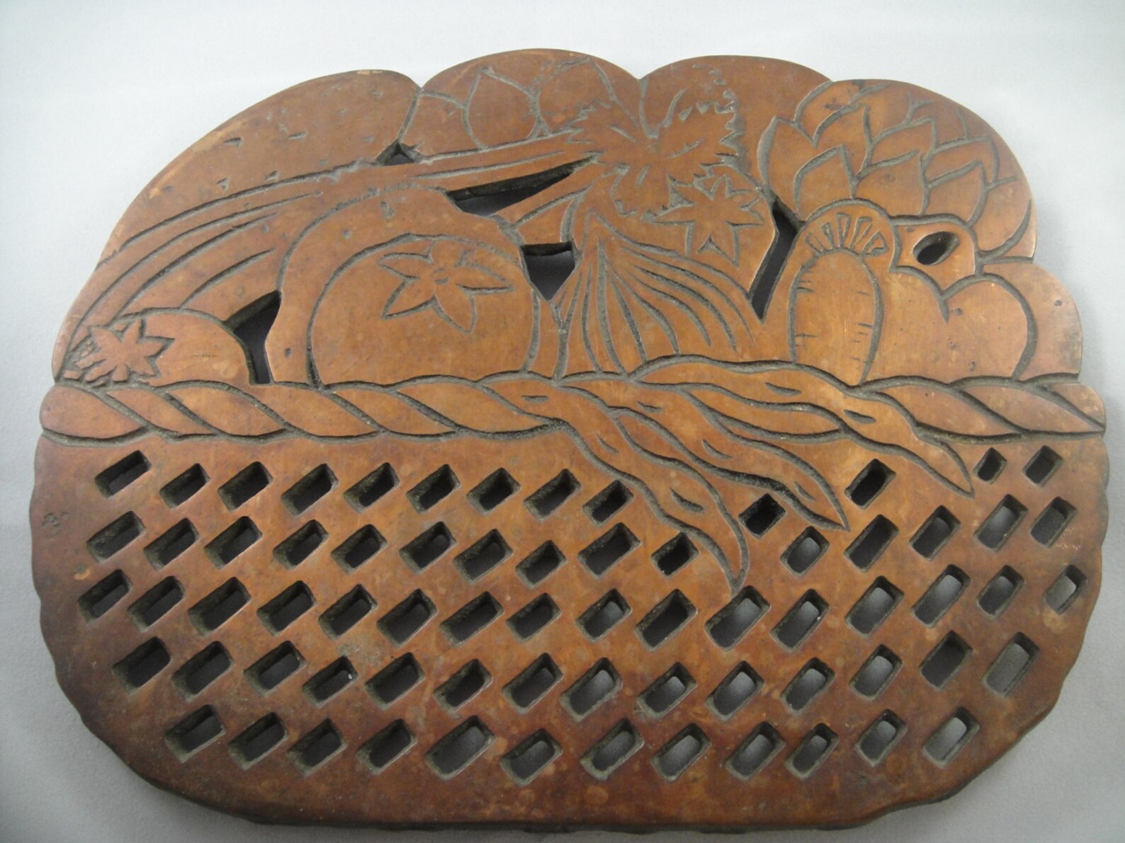 Metal Trivet Basket Shaped With Vegetables Himark - Etsy