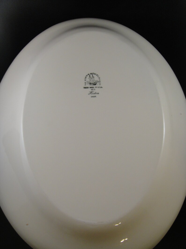 Edwin M Knowles China May Glo Pattern Hostess Shape 1938 - Etsy