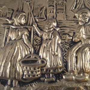 Brass Dutch Scene Wall Hanging Plaque Made in England - Etsy