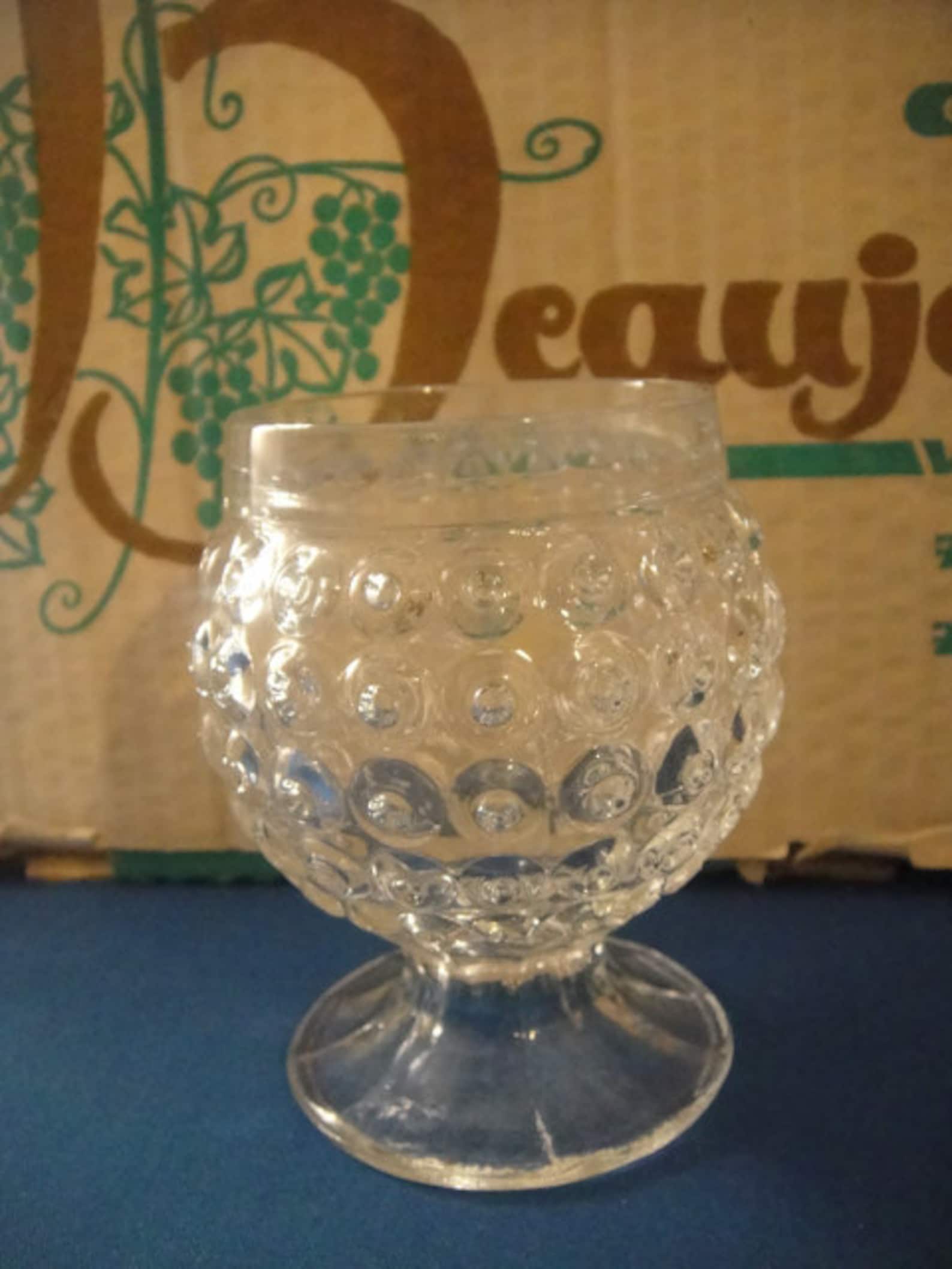 Wine Decanter With 6 Glasses Oberglas Austria With Original - Etsy