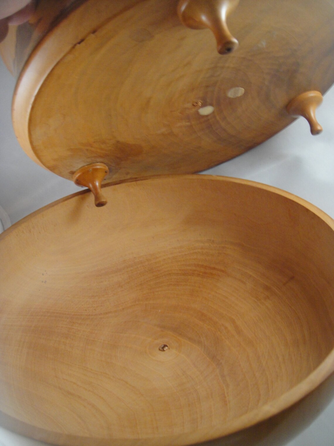 Wooden Decorative Round Sewing Box with Sewing Supplies | Etsy