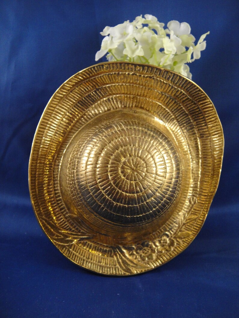 Brass Colored Bonnet Wall Hanging | Etsy