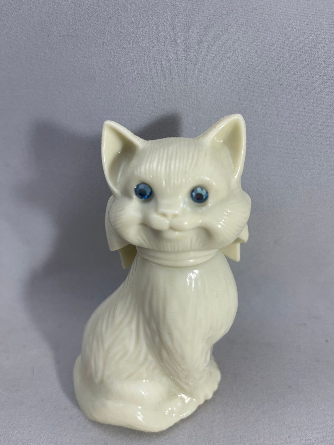 Vintage Avon Blue Eyes Cat Shaped Perfume Decanter | Etsy