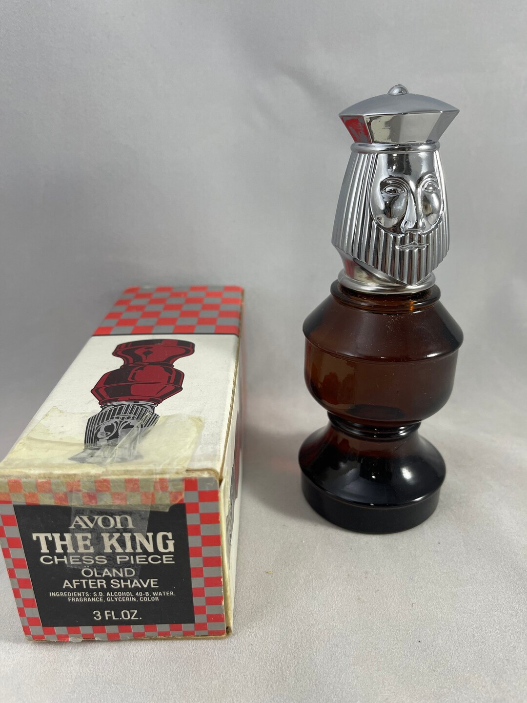Avon the King Chess Piece Cologne Decanter - Etsy