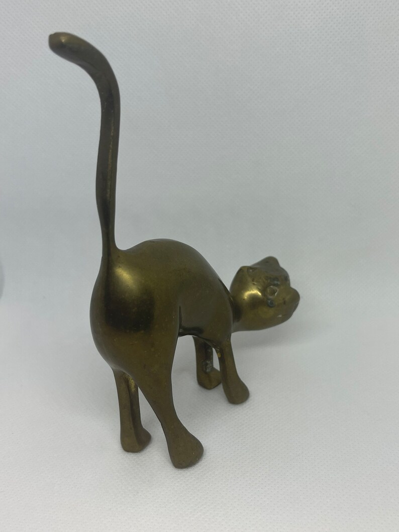 Brass Cat - Etsy