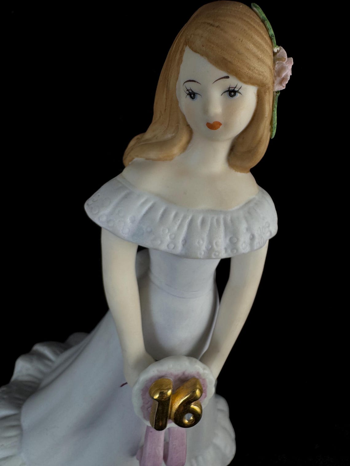 Growing up Birthday Girls Figurine 16 Years Old 1981 Enesco Porcelain ...