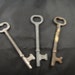 Set of Three Skeleton Keys - Etsy