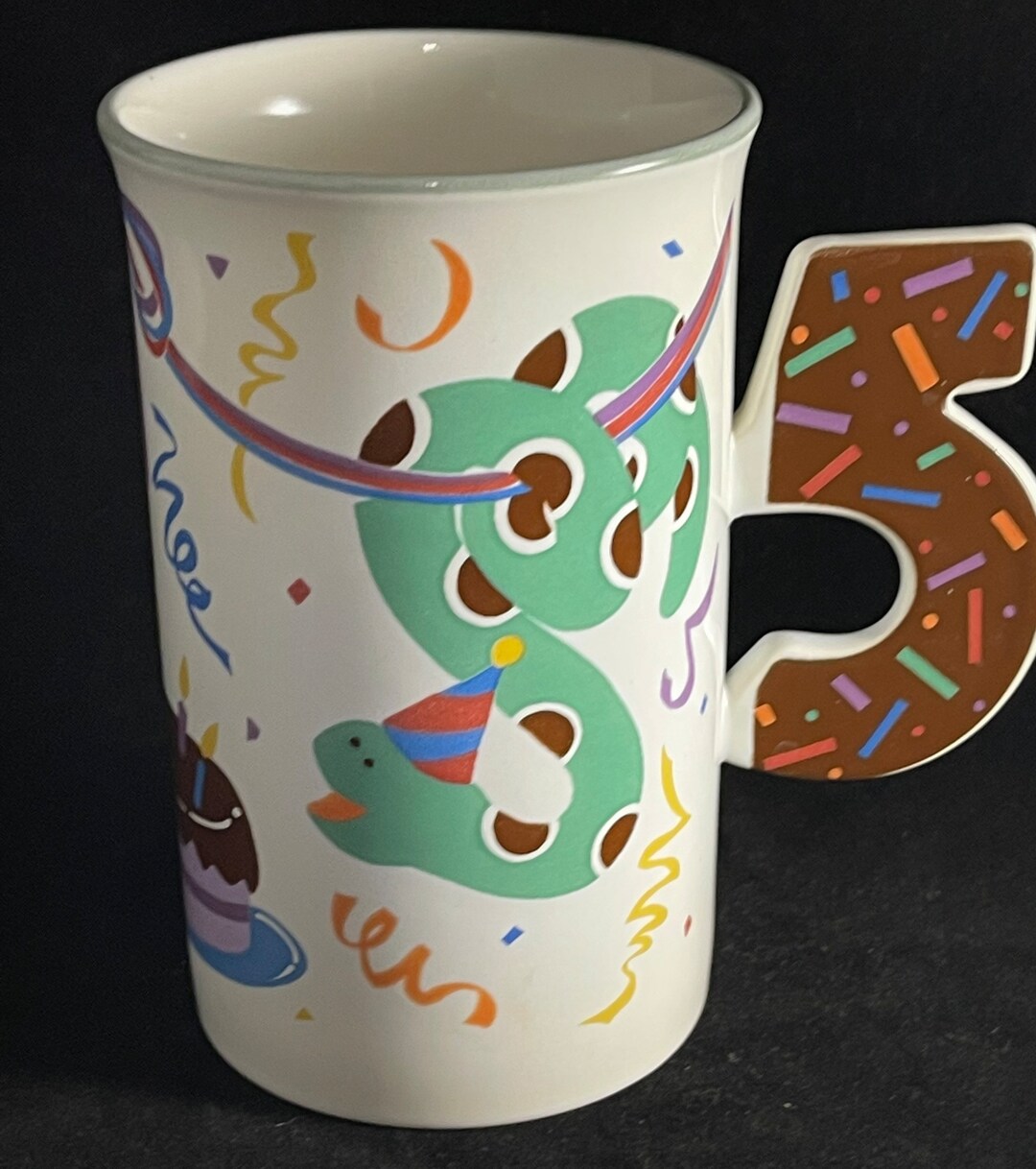 Mikasa Happy Five Birthday Mug Snake Chocolate, Sprinkles - Etsy