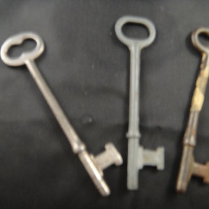 Skeleton Keys Set of Three - Etsy