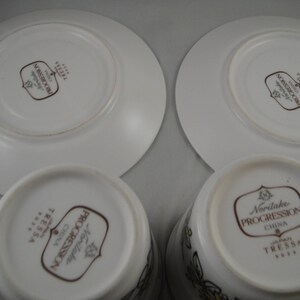 Tressa Pattern Noritake Progression Black White Yellow Daisy Cups and ...