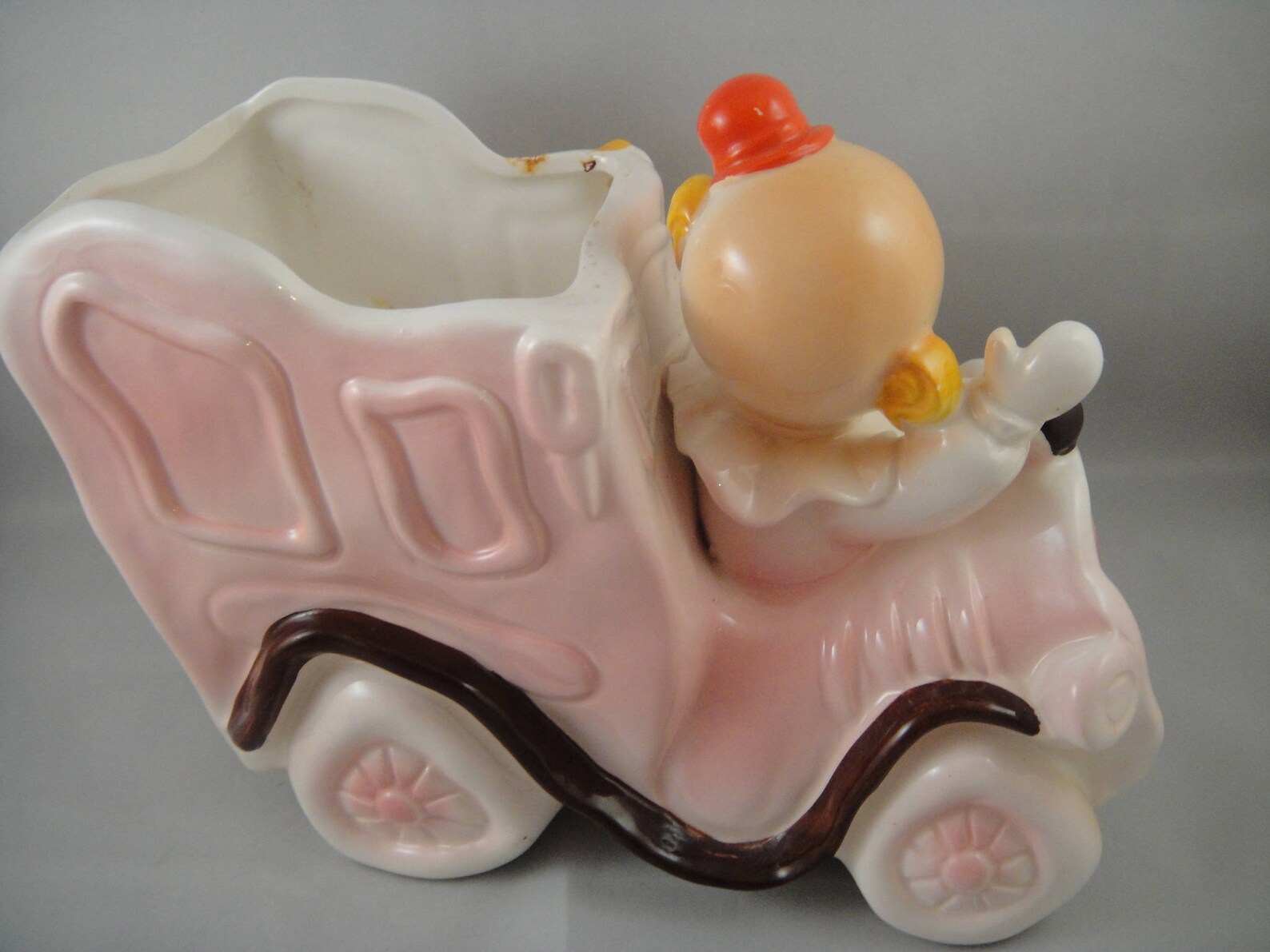 Clown Ceramic Car Planter Relpo 5830 - Etsy