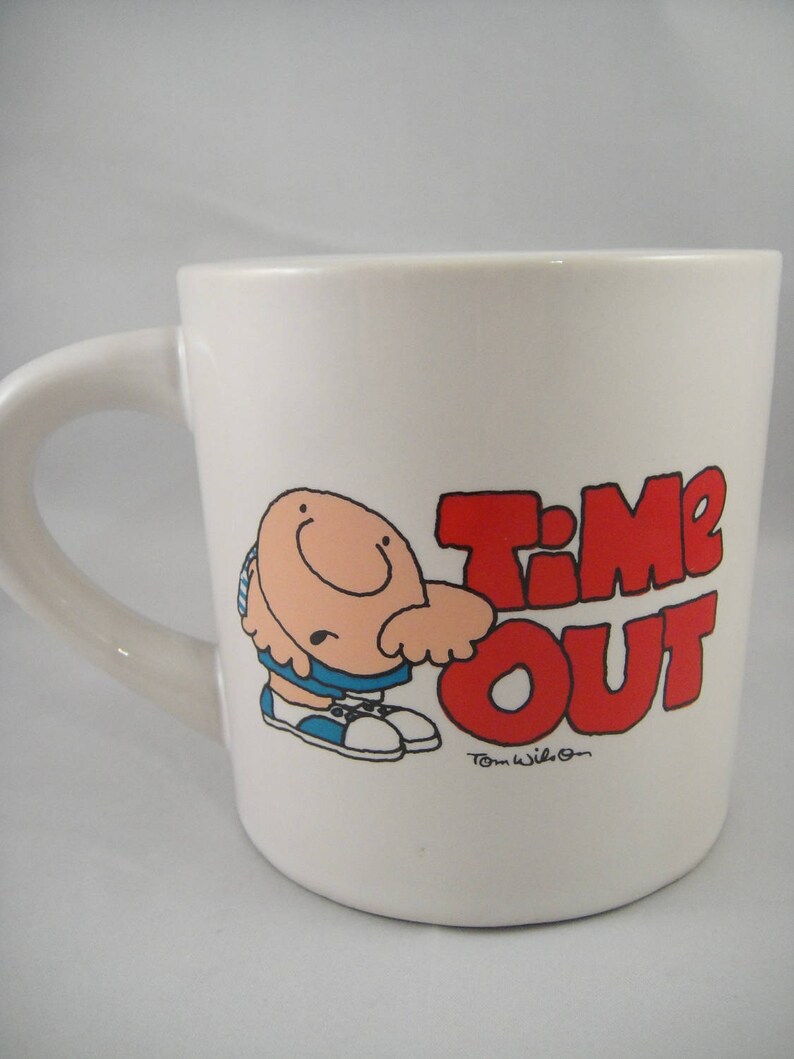 Ziggy Time Out Heavy Stoneware Mug 1982 - Etsy