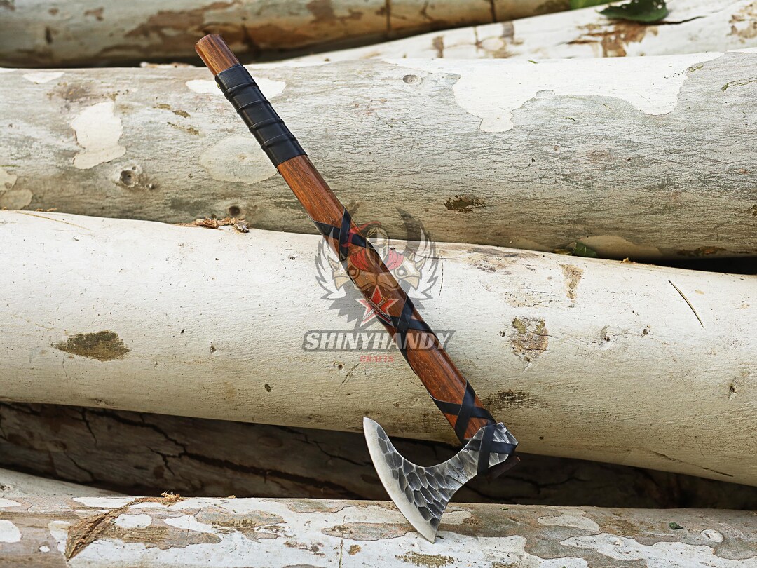 VIKING RAGNAR AXE, Viking Axe, Christmas Gift, Axe, Ragnar, Hunting Axe ...