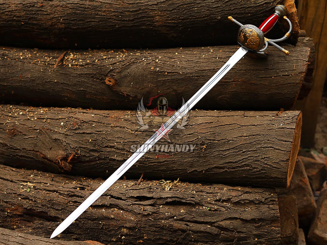 Hand-forged Double-headed Sword With Quixote-style Hilt | Renaissance ...