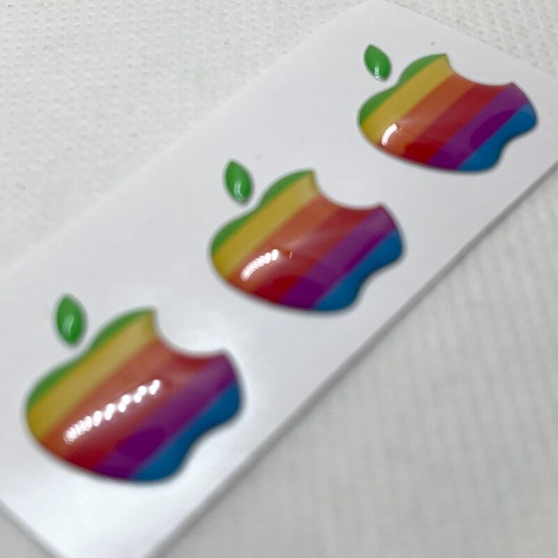 Apple Logo Stickers - Etsy