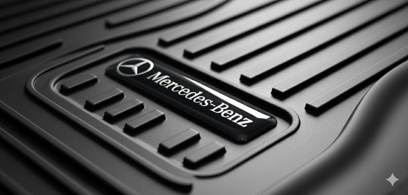 2X Mercedes Benz Logo Decal - 3D Domed Gel Sticker (65x17mm) | High ...