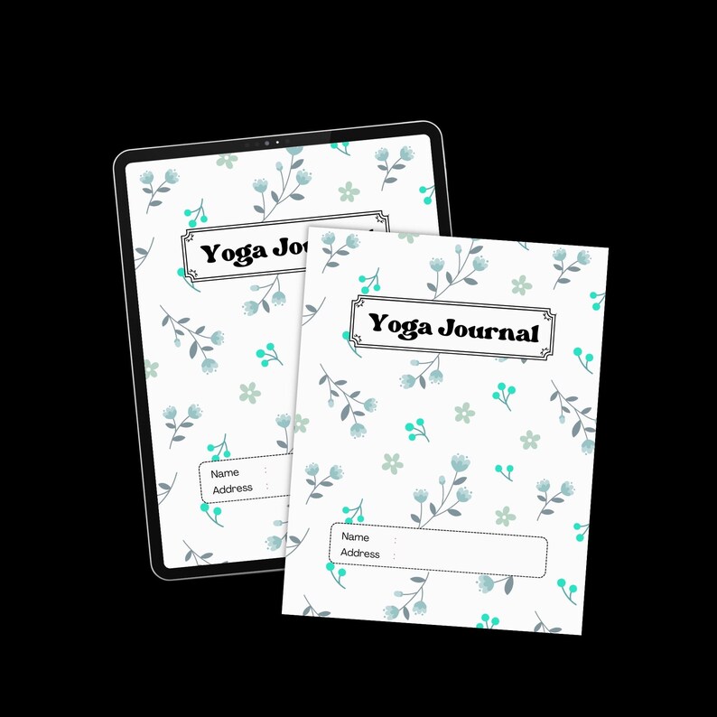 Printable Daily Yoga Journal: Wellness Tracker & Reflection Pages (PDF ...