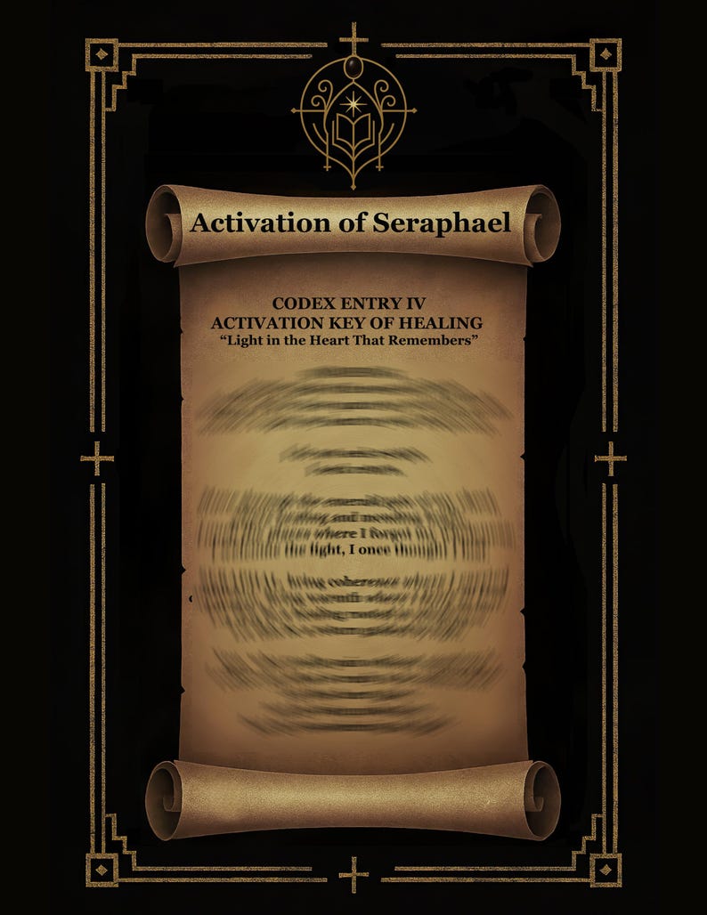 Seraphael Heart Healer Sigil Art: Soul Repair & Emotional Balance ...