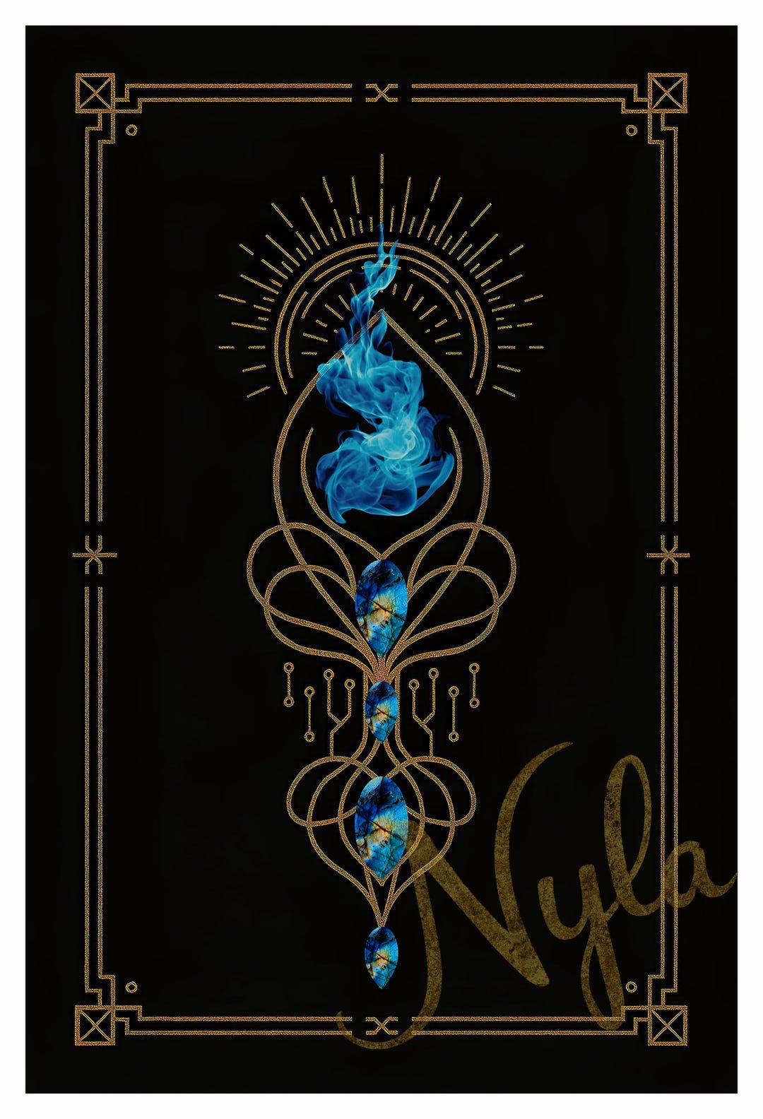 Veloria Signed Sigil Print | Sacred Wall Art on Archival Paper ...