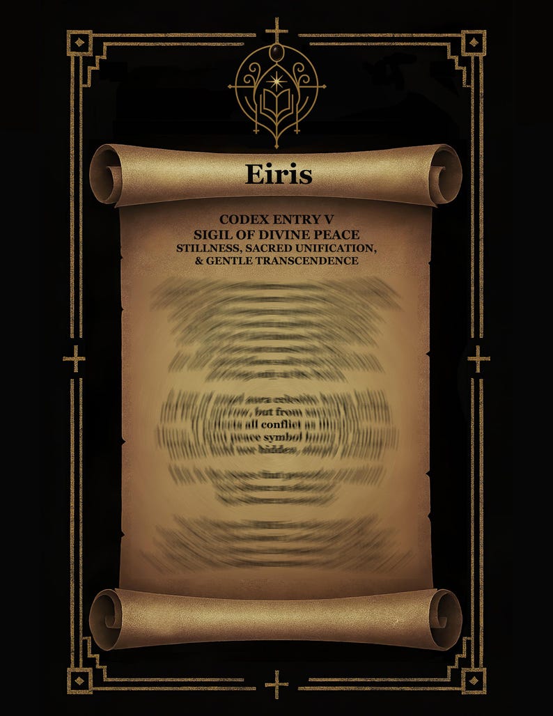 5 - Eiris Sigil | Peace Symbol Digital Download | Sacred Stillness ...