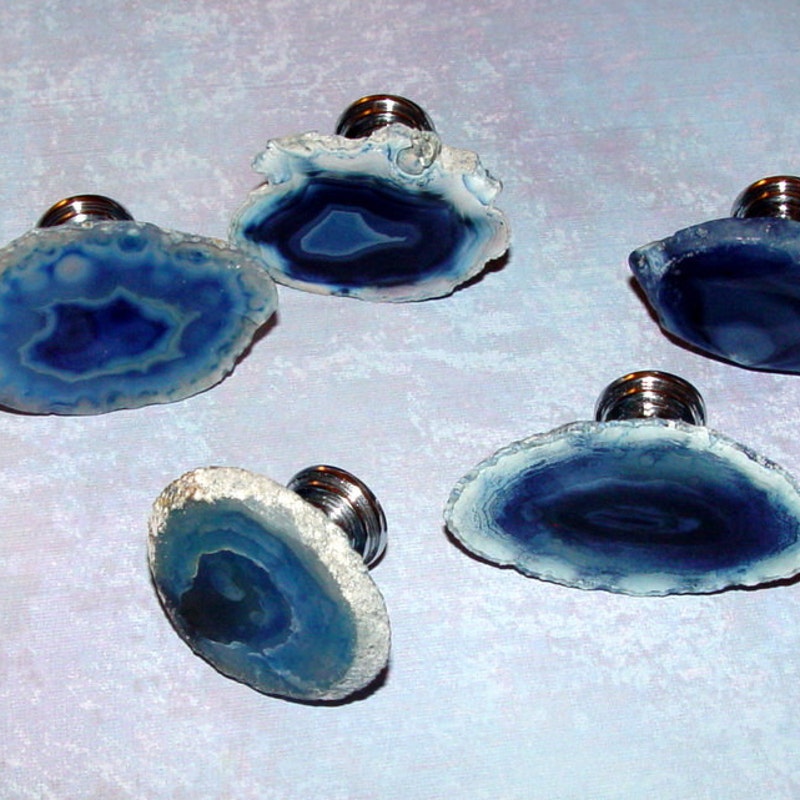 Blue Drawer Pull - Etsy