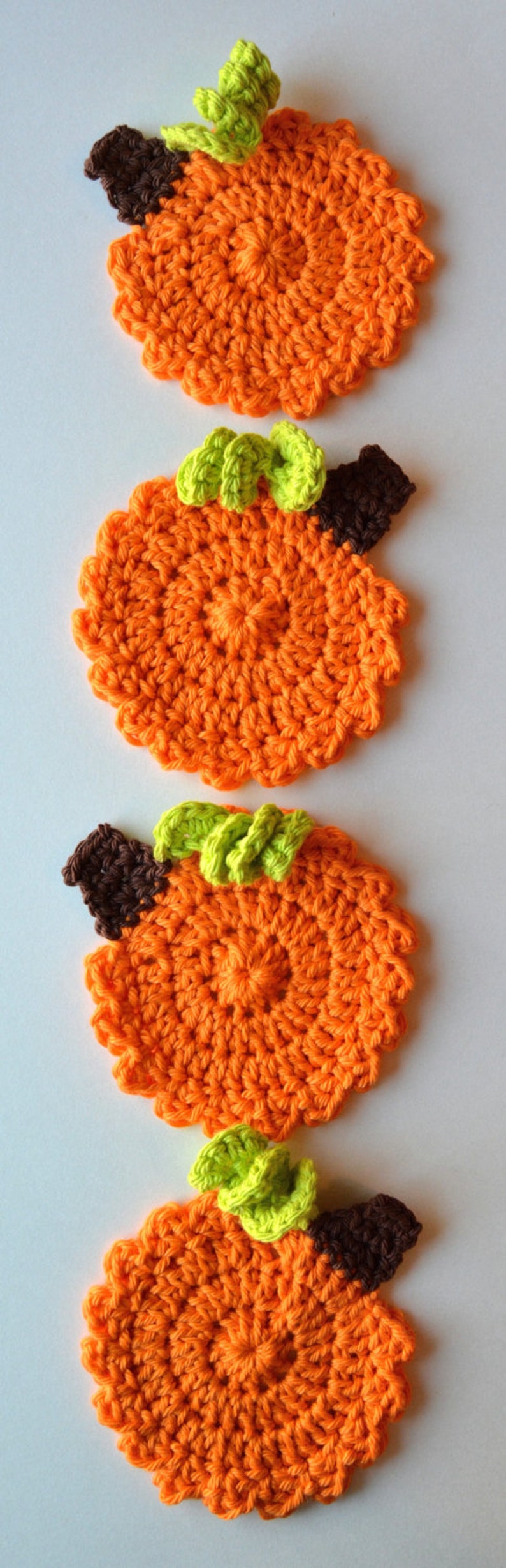 Pumpkin Coasters Set of 4 or 6 Perfect Housewarming or - Etsy