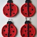 Crochet Pattern for Ladybug Coasters PDF, Fun Hostess Gift, Summer ...