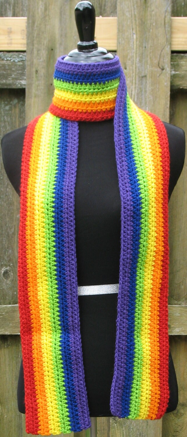Rainbow gay pride scarf - connectionlasem