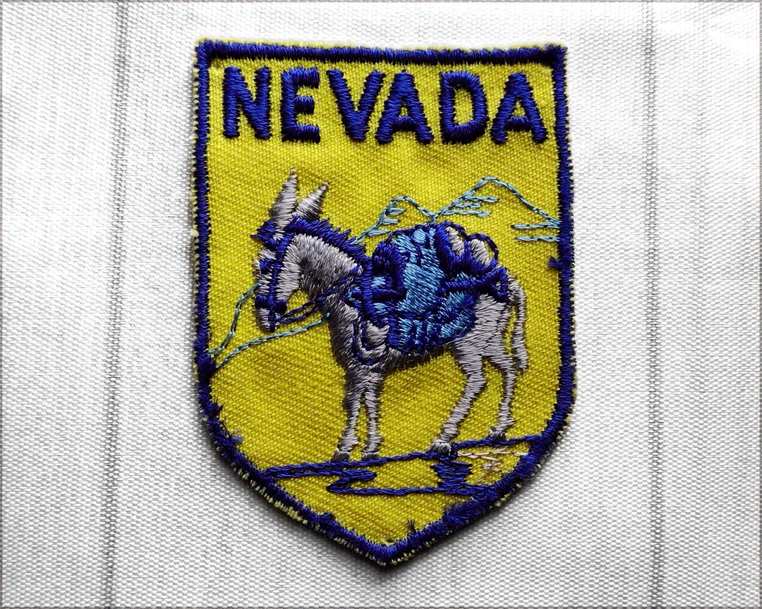 Used Vintage Nevada Patch 2.75, Pack Mule Burro Donkey, Las Vegas ...