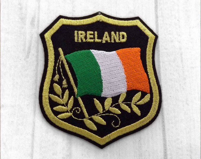 New Ireland Patch 3.25, Irish Flag, Dublin Souvenir, Europe Travel ...