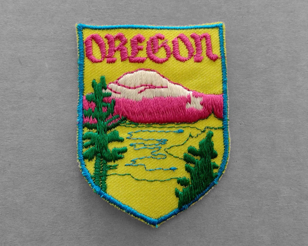 Used Vintage Oregon Patch 2.6, Mount Hood, Portland Souvenir, Mirror ...