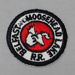 Vintage Belfast and Moosehead Lake Railroad Patch 2.1", Maine Railway ...